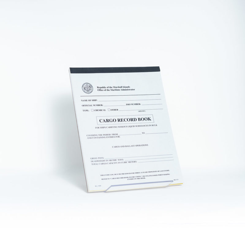 Marshall Islands Cargo Record Book | ELCOME