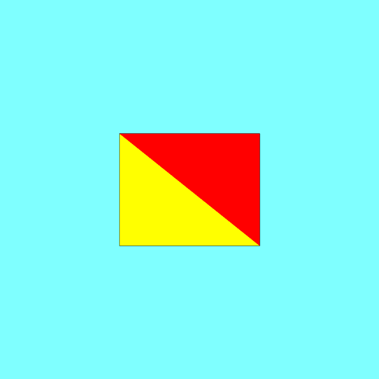 Signal Flags Bunting Alphabet "O" Oscar | ELCOME