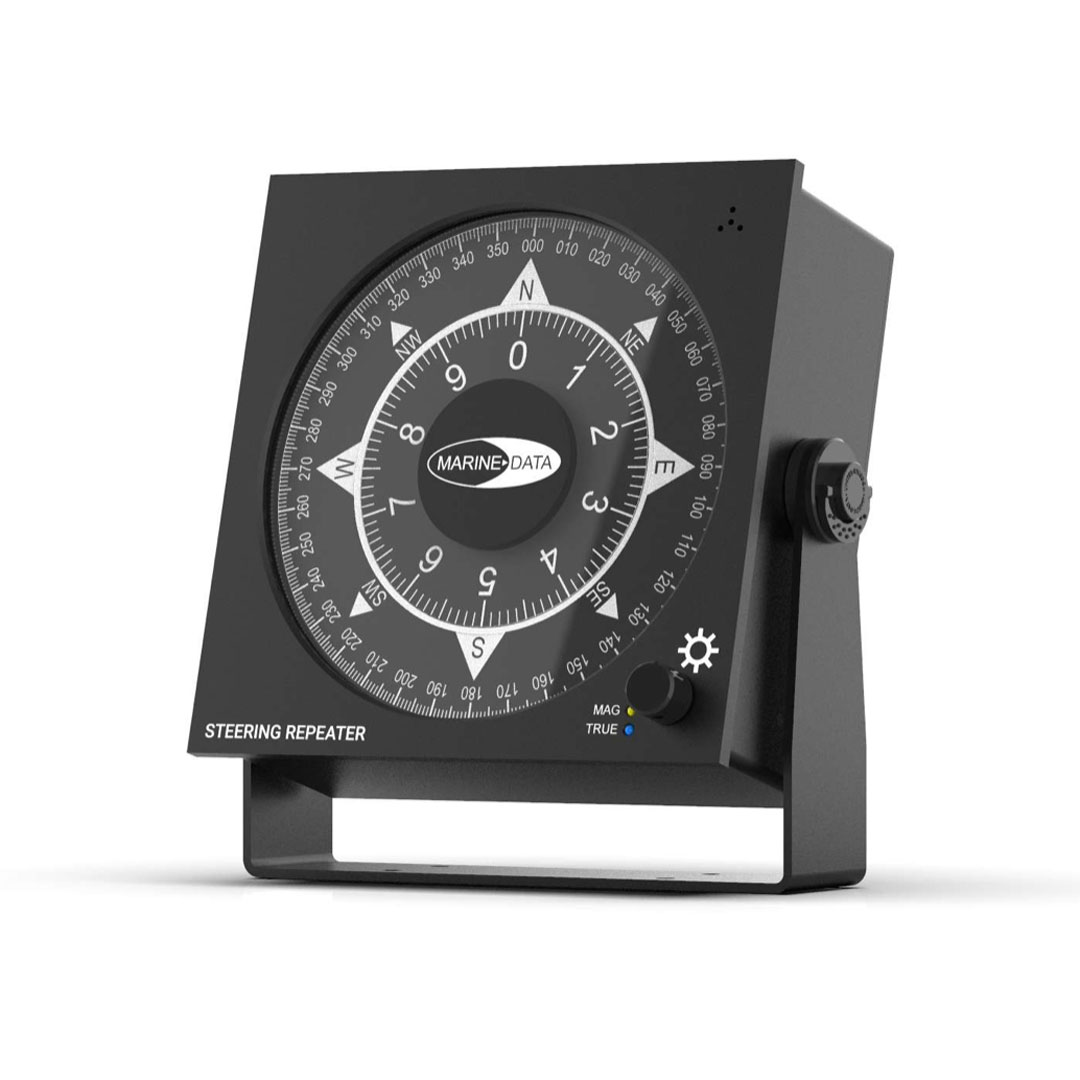 Marine Data MD68HRB Large Dual Scale Steering Repeater Display | ELCOME Marine Data MD68HRB Large Dual Scale Steering Repeater Display | ELCOME